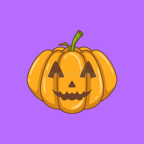 Halloween Pumpkin Character Design Stock Vector - Illustration of ...
