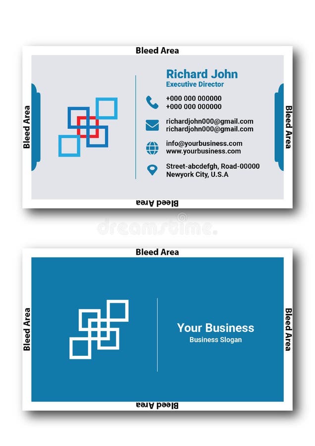 Smart Business Card Design Template by Adobe Illustrator Stock Vector ...