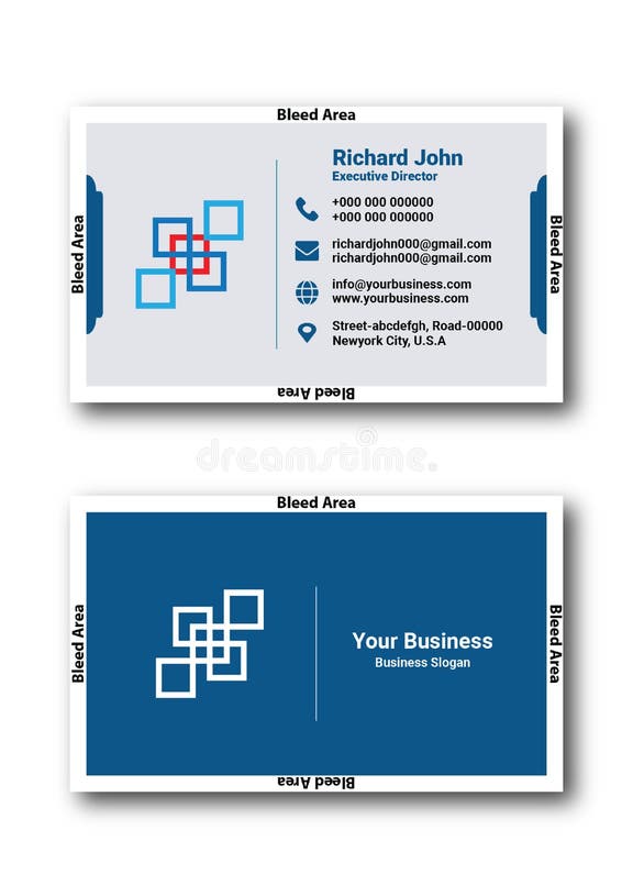 Smart Business Card Design Template by Adobe Illustrator Stock Vector ...