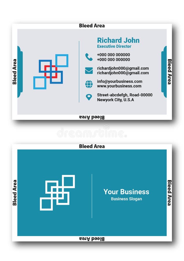 Smart Business Card Design Template by Adobe Illustrator Stock Vector ...