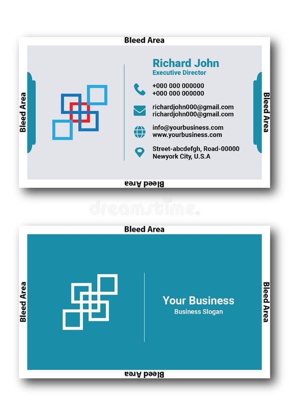 Smart Business Card Design Template by Adobe Illustrator Stock Vector ...