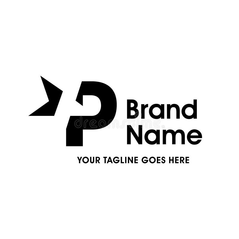 Simple and Memorable Initial P Star Logo Stock Vector - Illustration of ...