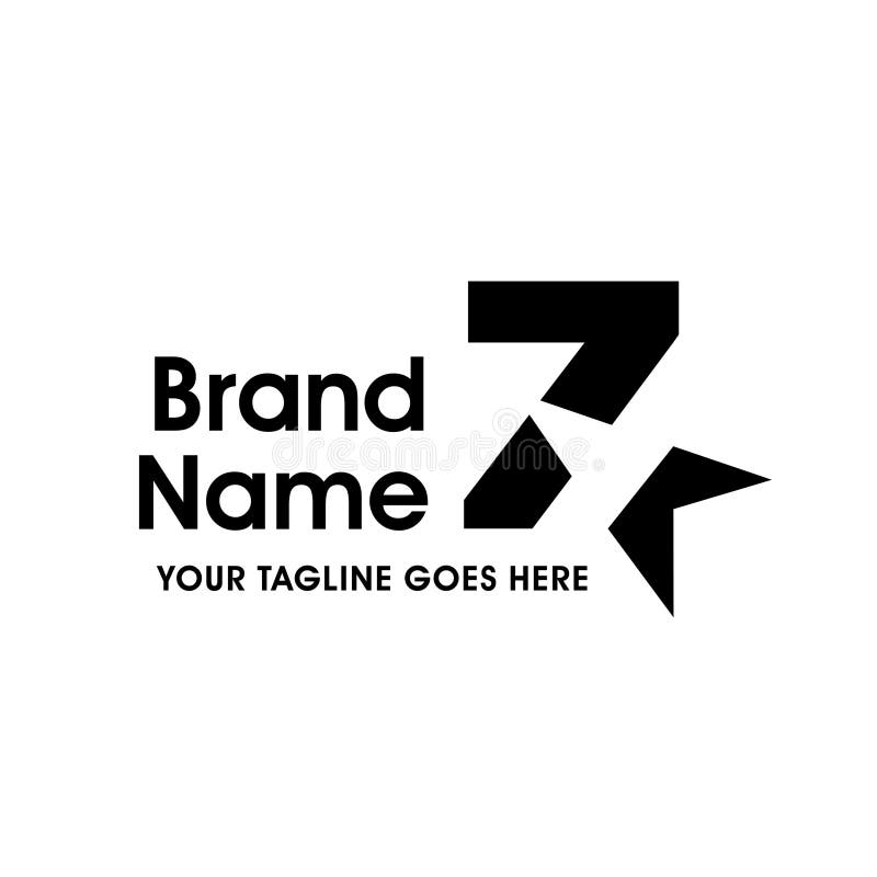 Simple and Memorable Initial Z Star Logo Stock Vector - Illustration of ...