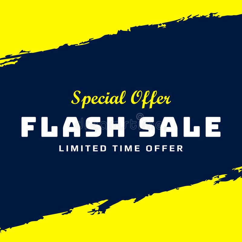 Special Flash Sale Limited Time Offer Sale Banner Poster Vector ...