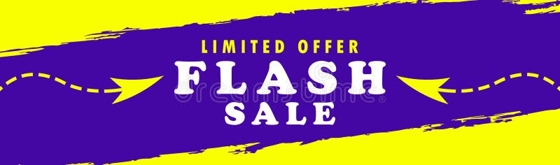 Sale Banner Limited Offer Flash Sale Poster for Special Big Discount ...