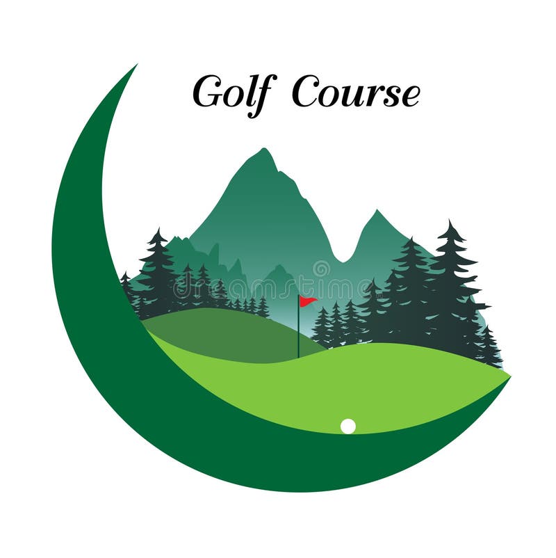 Golf symbol stock vector. Illustration of glas, competition - 329311641