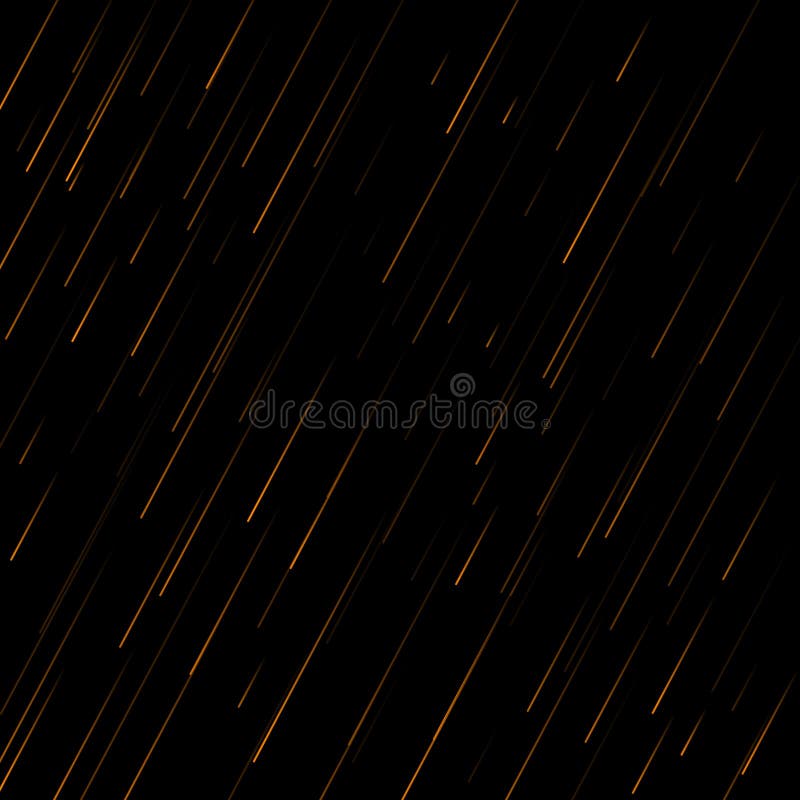 Rain Vector Effect in Orange Color Stock Vector - Illustration of ...