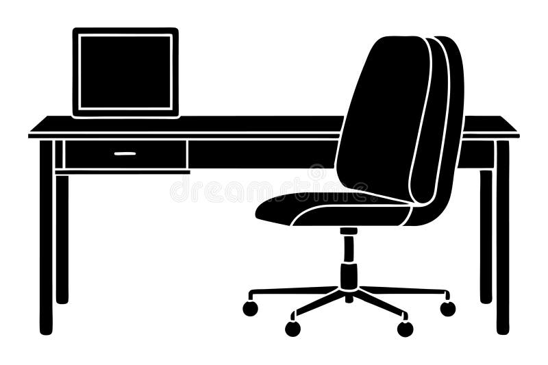 Swivel Chair Icon or Modern Line Symbol. Vector Line Art and Icon ...