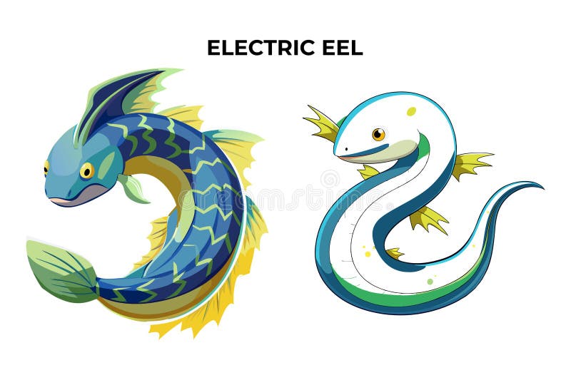 Electric Eel Fish Vector Illustration: a Versatile Design Resource ...