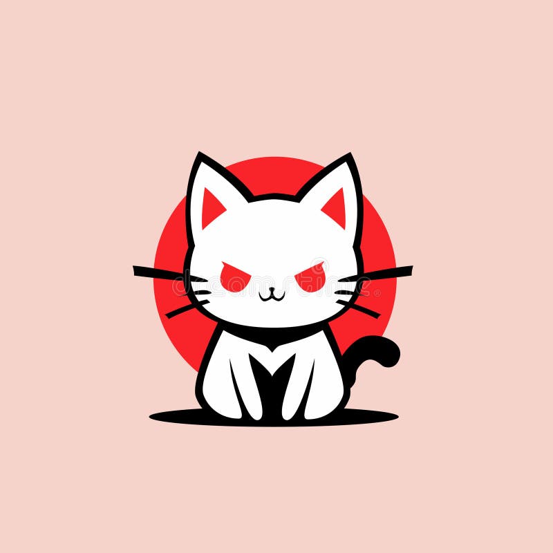 Vampire cute cat. stock vector. Illustration of character - 330237946