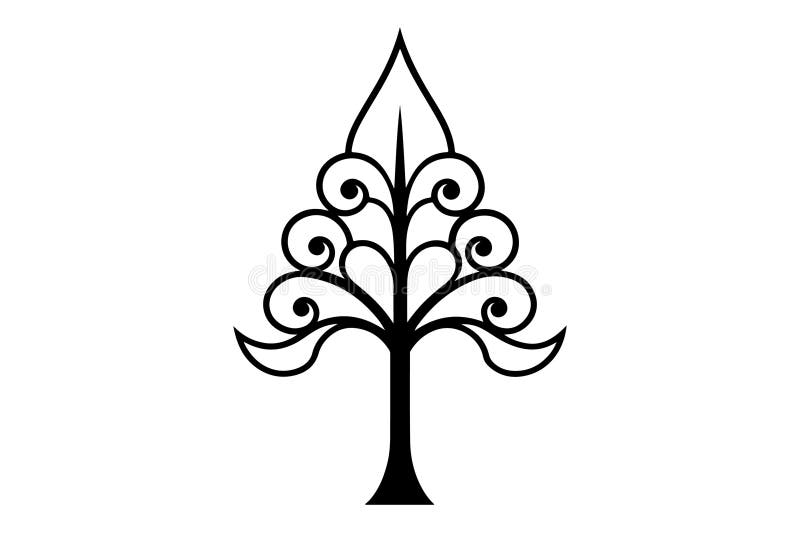 Dead Tree Icon. Simple Solid Style Vector Illustration Isolated Stock ...