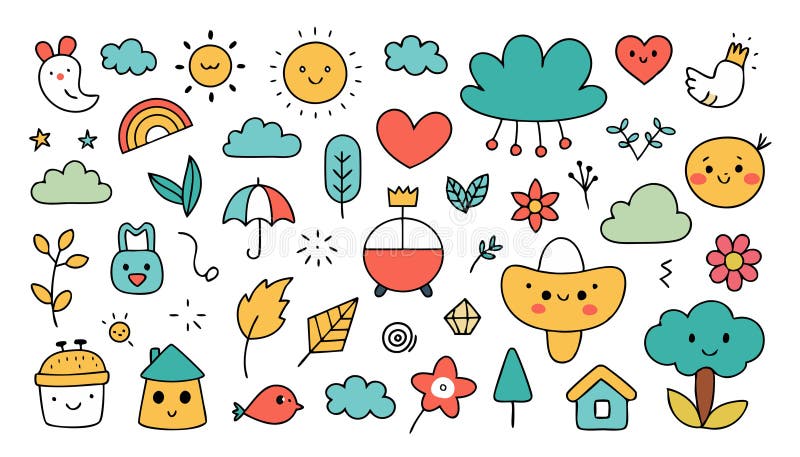 Hand-drawn Cartoon Character Illustration Stock Illustration ...