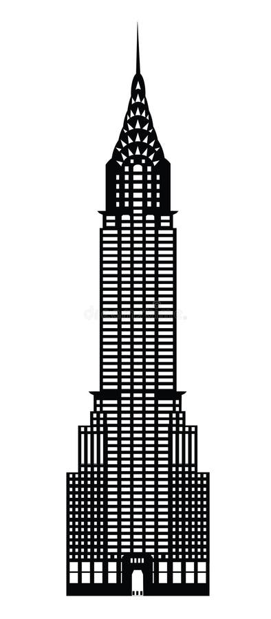 Chrysler Building New York Vector Illustration Stock Illustration ...