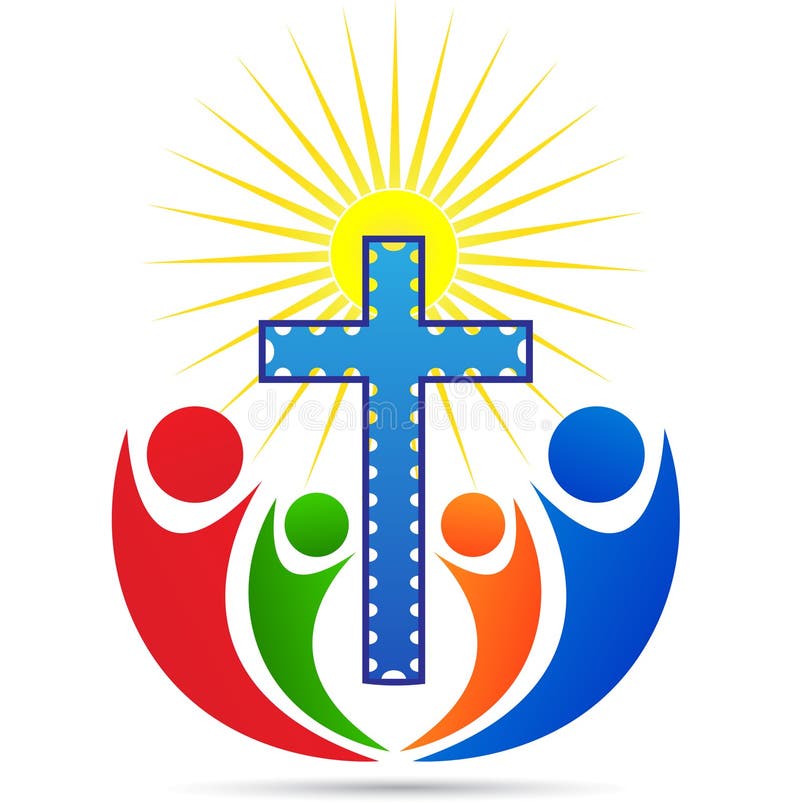 Christianity people tree stock vector. Illustration of icon - 53976797