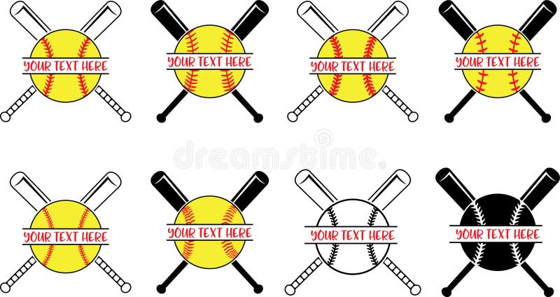 Baseball Bat Split Name, Softball, Baseball Custom Name, Baseball Cut ...