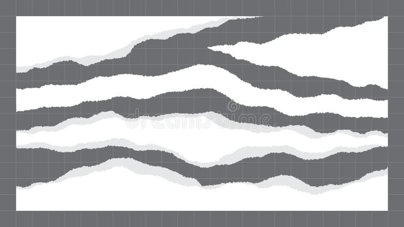 Torn Paper Graphic Elements Stock Vector - Illustration of decorative ...