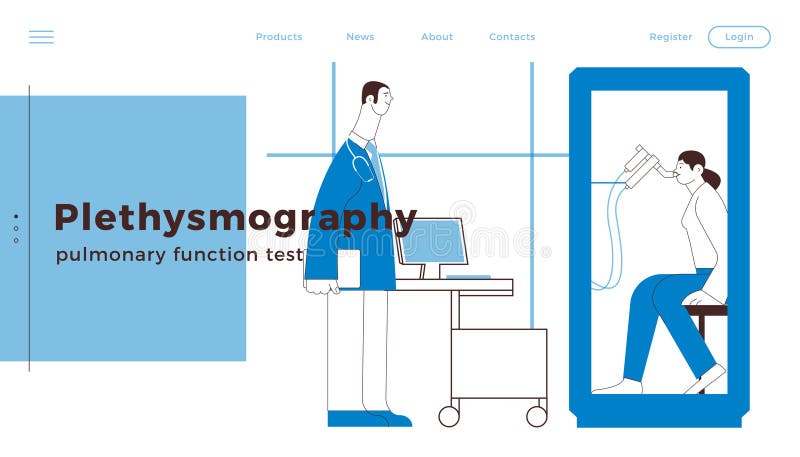 Male Medical Specialist and Female Patient Performs Whole Body ...