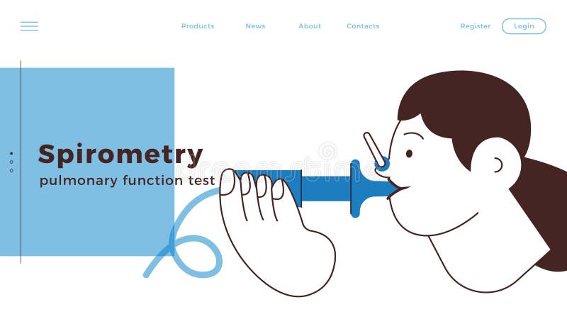 Pulmonary Function Test. Medical Specialist with Dark Skin Tone Female ...