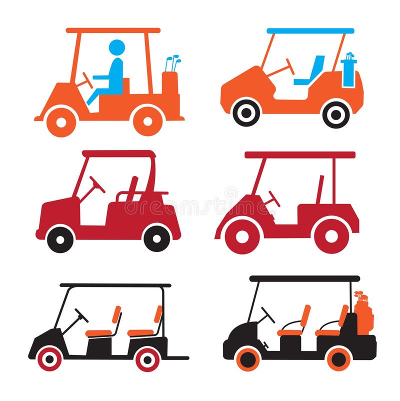 Golf cart stock vector. Illustration of golftransport - 331405903