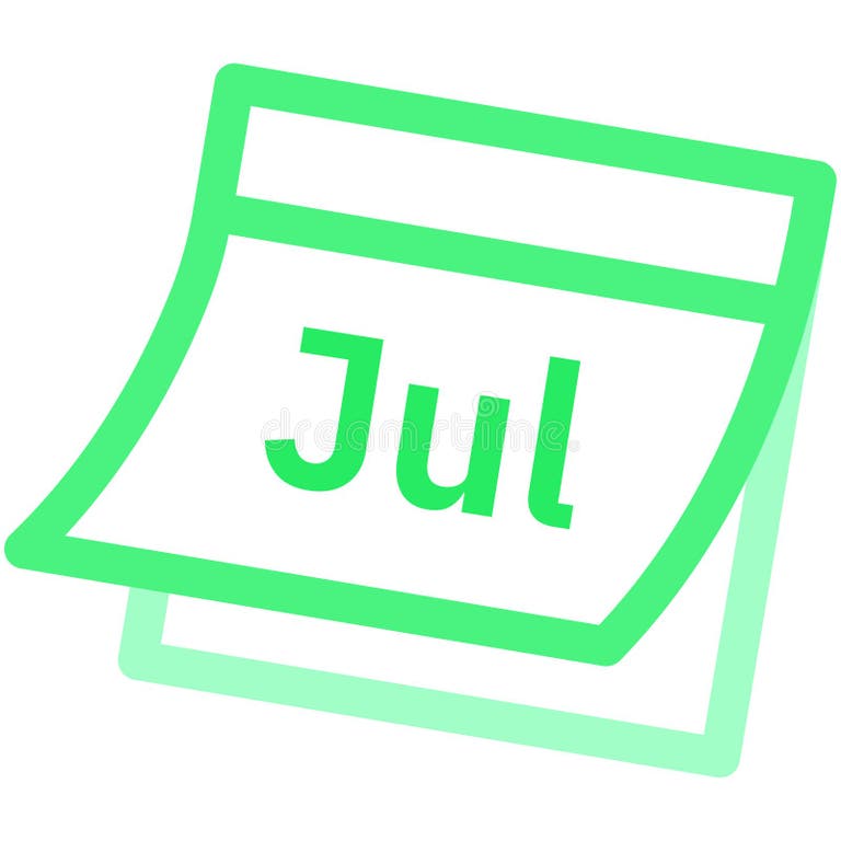 Months of Year in the Yearly Calendar, Date and Time Calendar for the ...