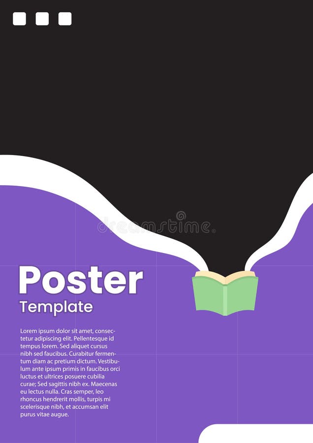 Educational and Reading Poster Templates Stock Illustration ...