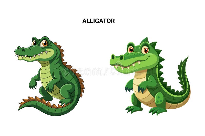 Versatile Vector Alligator: Perfect Color for Any Project Stock Vector ...