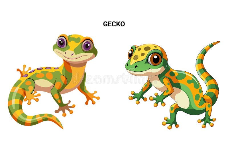 Versatile Vector Gecko: Perfect Color for Any Project Stock Vector ...