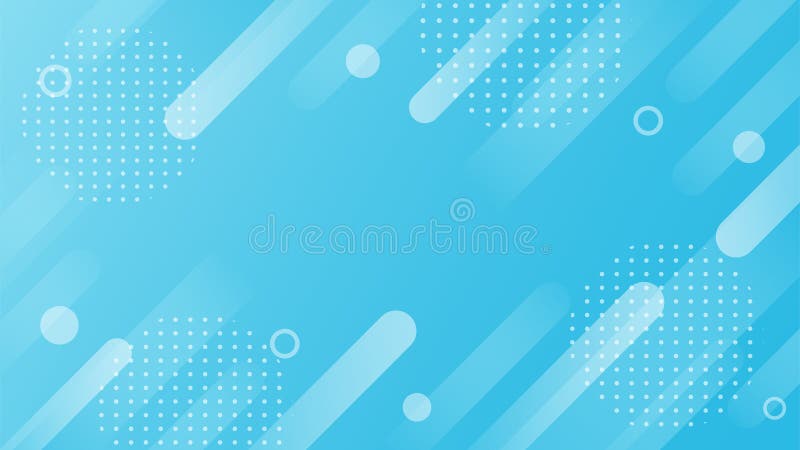 Abstract Light Blue Fluid Wave Background with Geometric Shapes, Modern ...