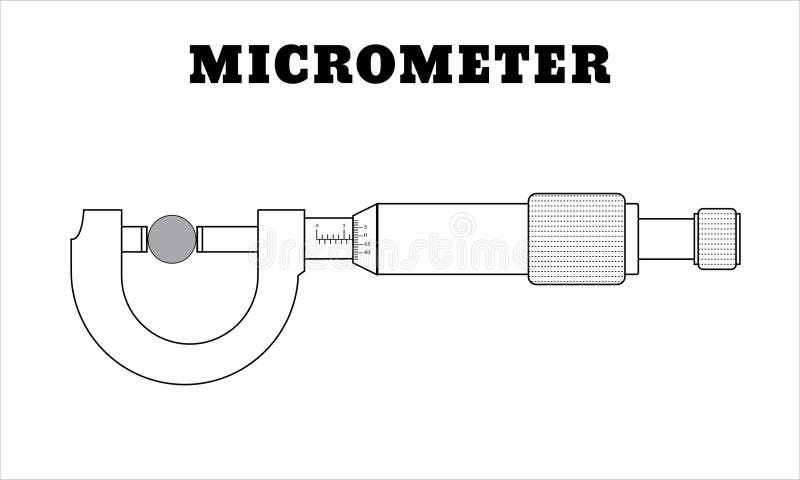 Micrometer Caliper Drawing