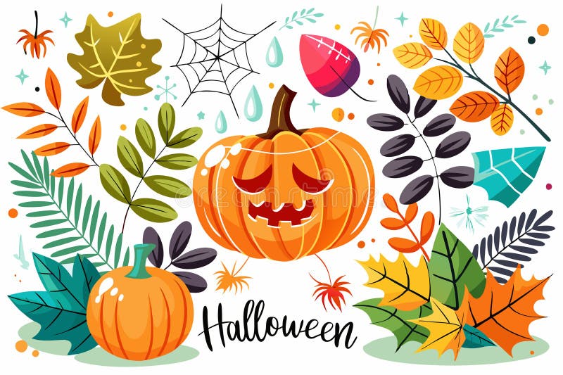 Halloween themed design stock vector. Illustration of festive - 332812919