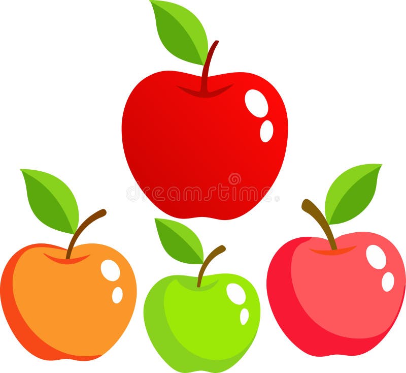 Detailed Apple Vector Art Illustration Design Ideal for Websites, and ...
