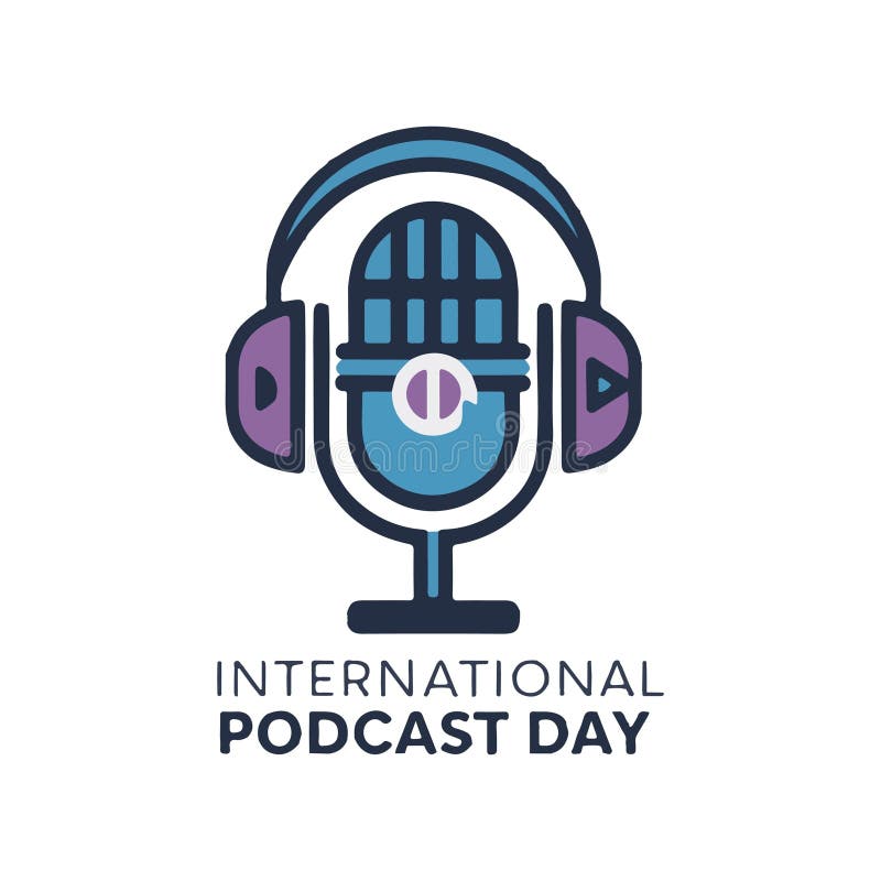 International Podcast Day Vector Illustration Design Stock Vector ...