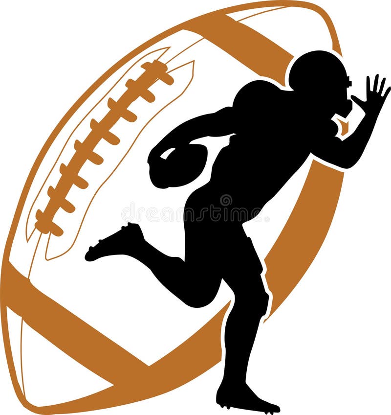 Football Catch Silhouette Stock Illustrations – 1,742 Football Catch ...