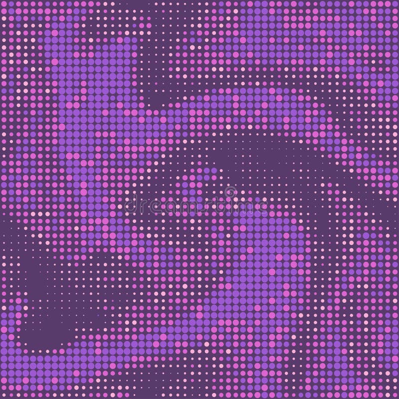Disco Bright Shiny Halftone Pink and Violet Gradient Background ...