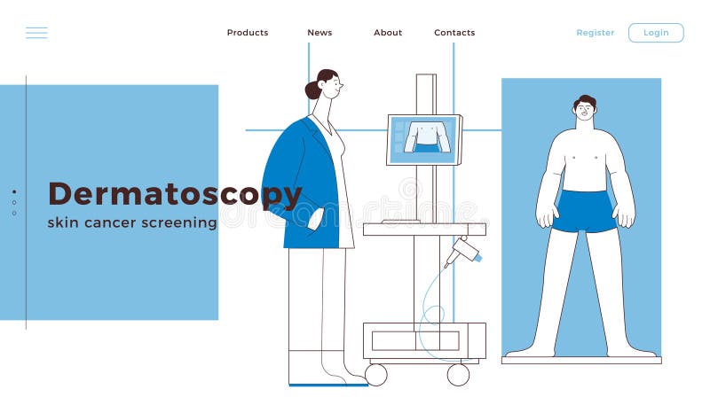 Dermatoscopy. Skin Cancer Screening. Medical Equipment. Medical ...