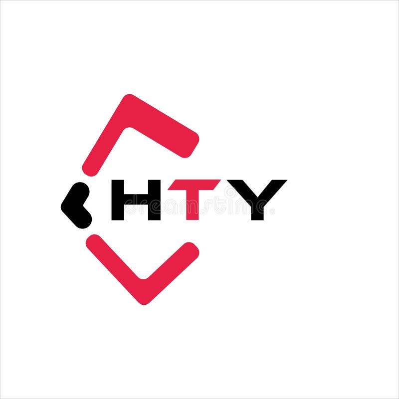 HTY Creative Minimalist Letter Logo. HTY Unique Vector Initials ...