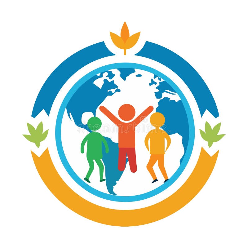 International Youth Day Celebration - Vibrant Global Unity Illustration ...