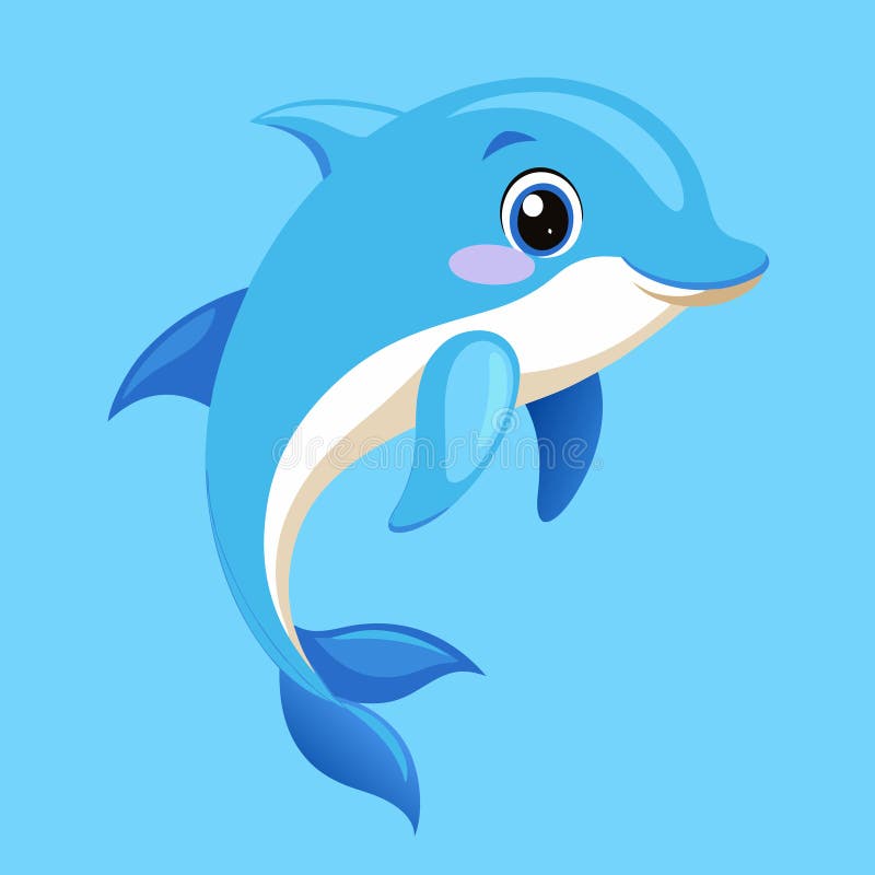 Print Elegant Dolphin Clipart Vector Art for Creative Projects and ...