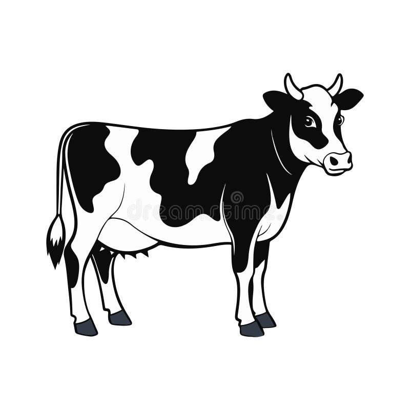 Cow Side Profile Stock Illustrations – 276 Cow Side Profile Stock ...
