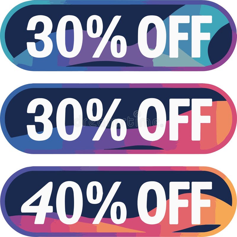 An Abstract Colorful Sales Banner Vector Art Illustration Stock Vector ...