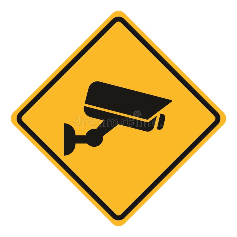 CCTV Sign of Security System Symbol Stock Vector - Illustration of ...