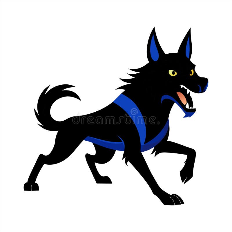 A Angry Animal Burger Picard Vector Illustration Stock Vector ...