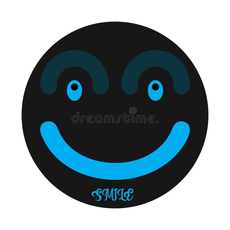 Smile Vector Style Art Illustration Stock Vector - Illustration of ...