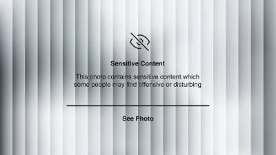 Sensitive Content Blurred Screen Cover Preview Template Stock ...