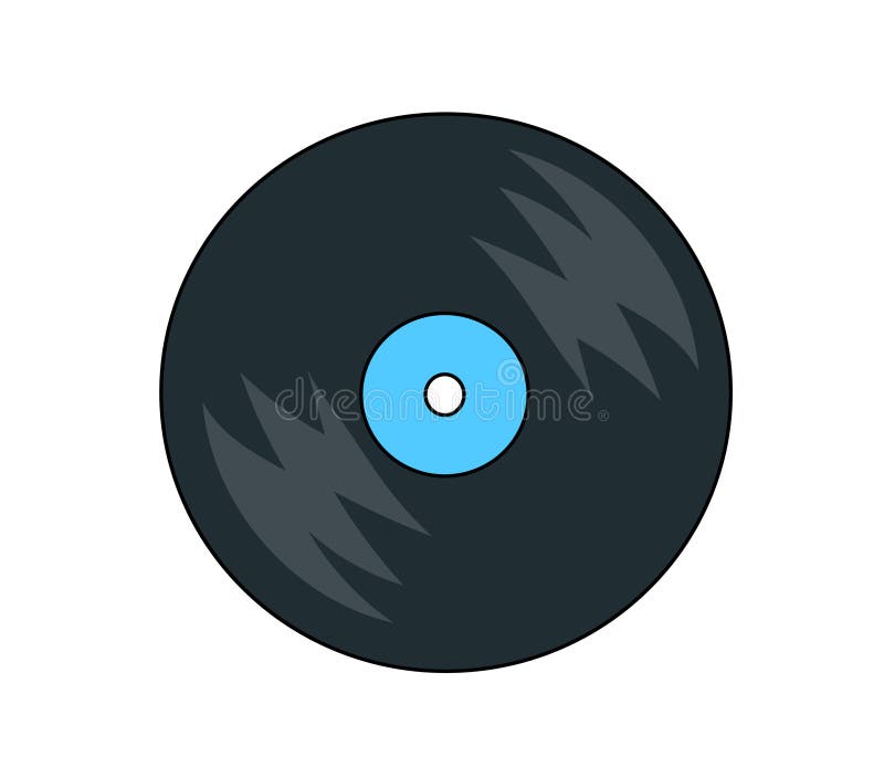 Vinyl Record. LP or Long Play Music Disc. DJ Equipment for Party. 70s ...