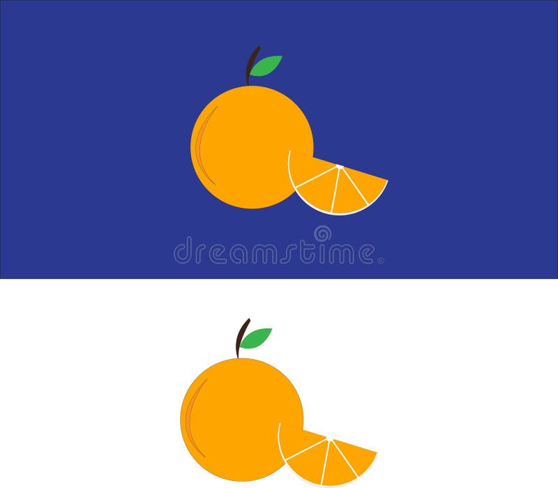 Graphic Vector Illustration of Oranges with Orange Color Stock Vector ...