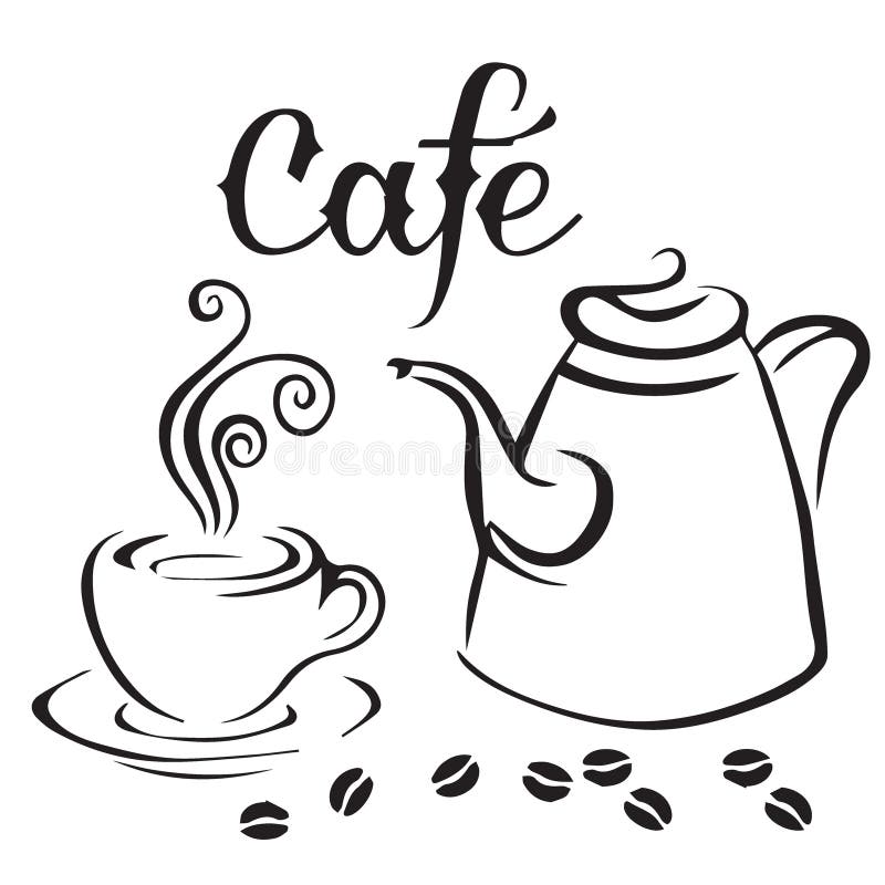 Tea and Coffee. Hand Lettering and Custom Typography for Your Designs ...