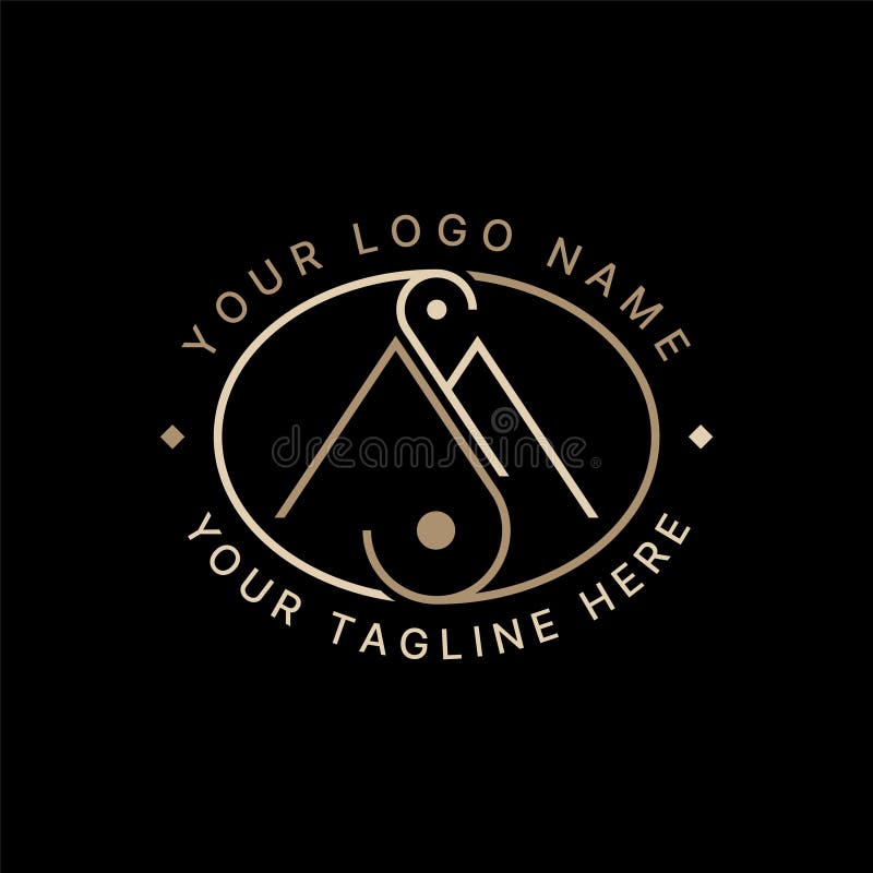 Initial MS or SM Line Font Yin Yang Infinity. Related To Monogram ...