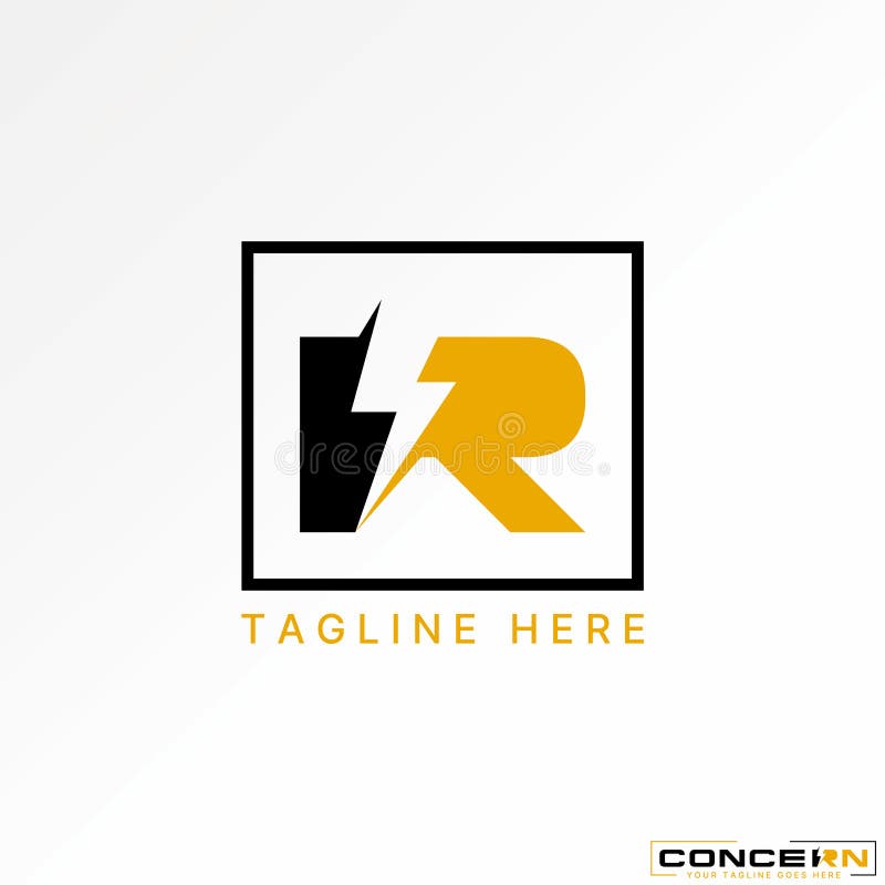 Initial R or IR Font Volt Watt Electric Thunder. Related Monogram ...