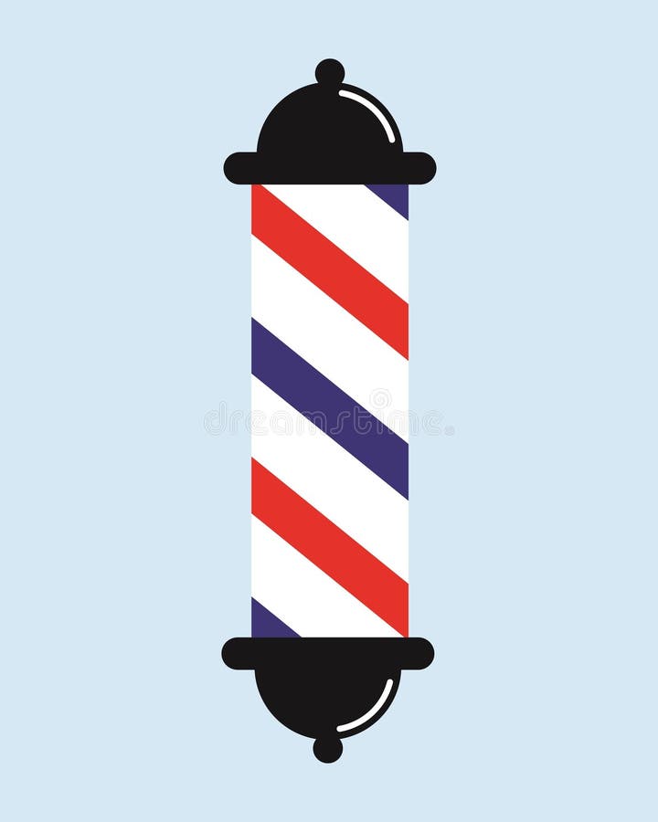 Barber Pole Icon Vector Sign Illlustration Design Isolated. Classic ...
